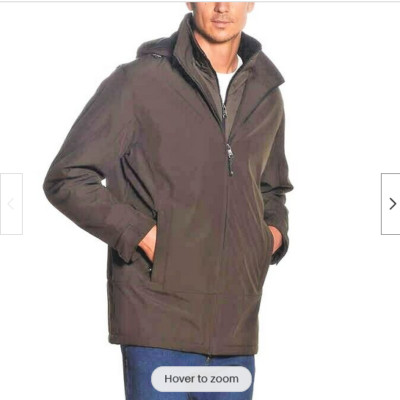 Weatherproof Vintage Men's Ultra STRETCH Tech Jacket RMVBE HOOD ...