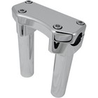 Drag Specialties 0602-0592 Chrome 6" Handlebar Riser Top Clamp Kit for ...