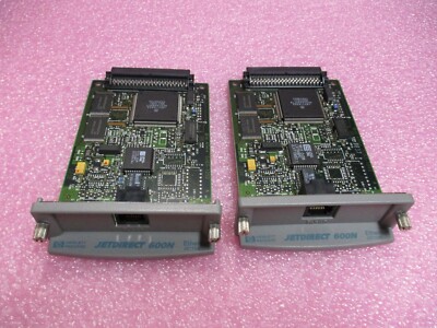 2x HP Jetdirect 600N Ethernet J3110A Network Printer Server Card J3110 ...