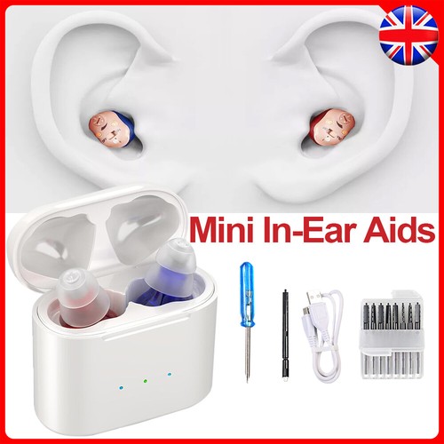 1XPair Mini In-Ear Aids Enhancer Sound Voice Amplifier Hearing ...