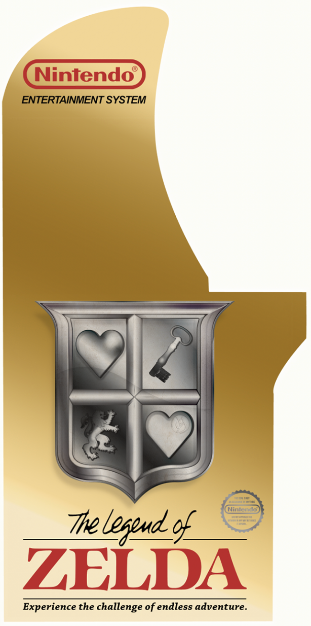 The Legend of Zelda Custom Arcade 1Up Custom Graphic Kit | eBay