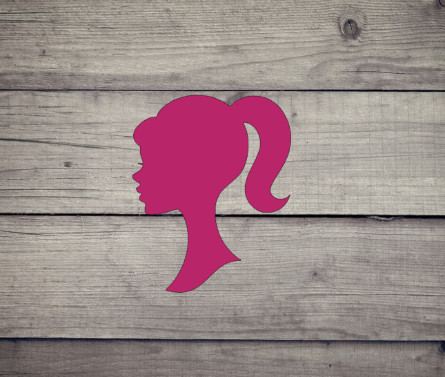 Barbie Head Decal - It's a Barbie World - Vinyl Decal - Cars, Laptops ...