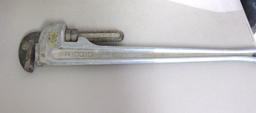Ridgid 836 Aluminum HD 36" 900mm Pipe Wrench Ridge Tool Co. Elyria Ohio ...