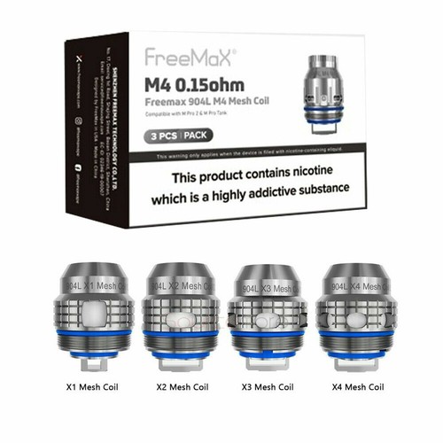 Freemax 904L M Pro Mesh Coil Atomizer M1 M2 M3 M4 0.15Ω / 0.2Ω M Pro 2 ...
