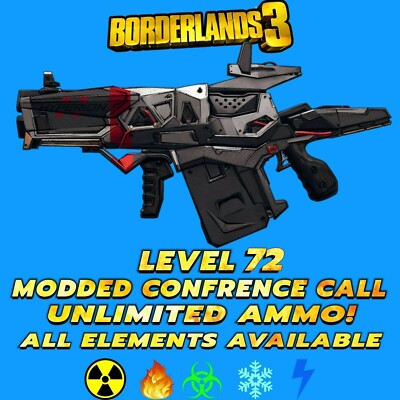All Platforms Borderlands 3 Modded Conference Call Level 72 Mayhem 10 ...