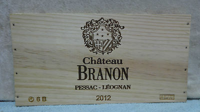 2012 CHATEAU BRANON WINE PANEL END WP-3 | eBay