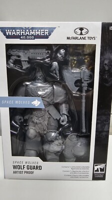 NEW McFarlane Warhammer 40,000 Space Wolves Wolf Guard (Artist Proof ...
