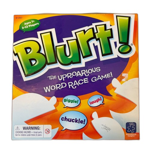 Blurt! The Uproarious Word Race Game! Complete, Ages 7+ 3-12 Players | eBay