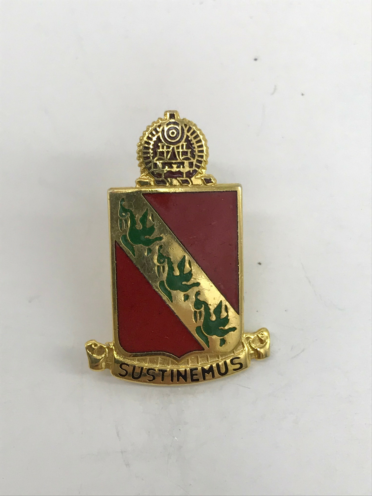 US Military Lapel Unit Crest ~ 43rd ADA (Air Defense Artillery) Unit ...