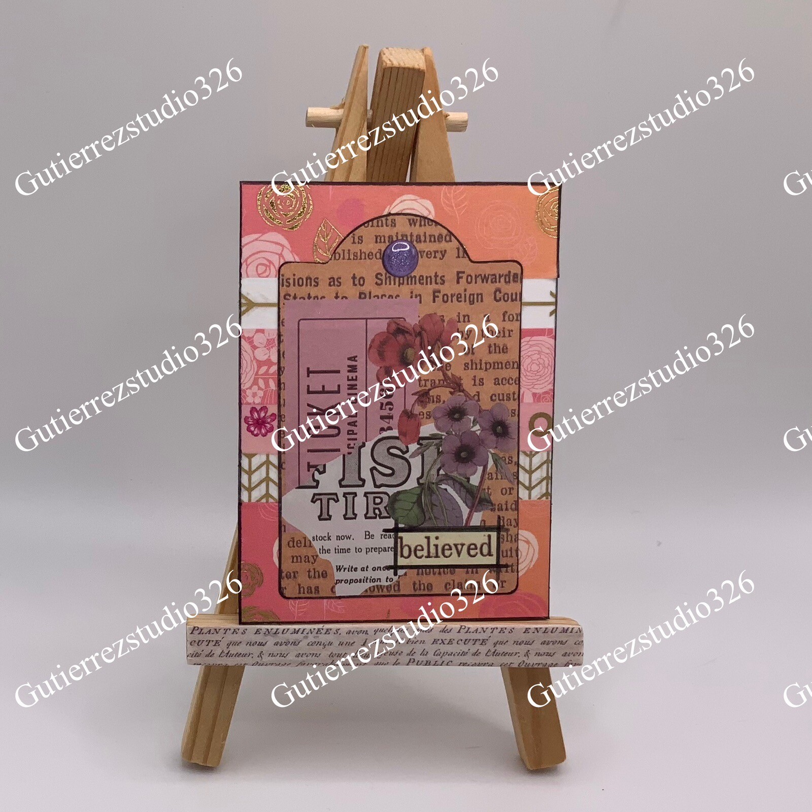 ACEO ATC Artist Trading Card Collage | eBay