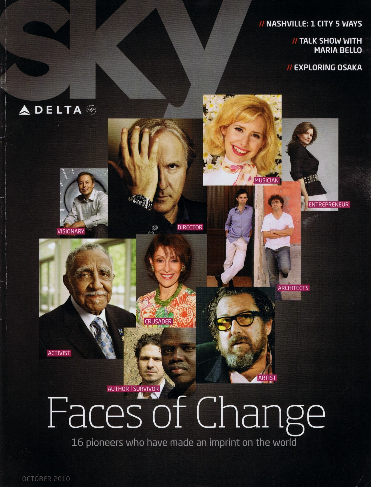 Delta Air Lines Sky Inflight Magazine October 2010 = | eBay