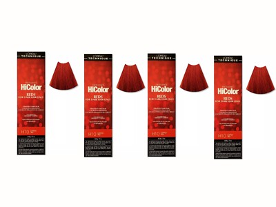L'Oreal Excellence HiColor for Dark Hair 1.74oz Copper Red (4 Pack) | eBay