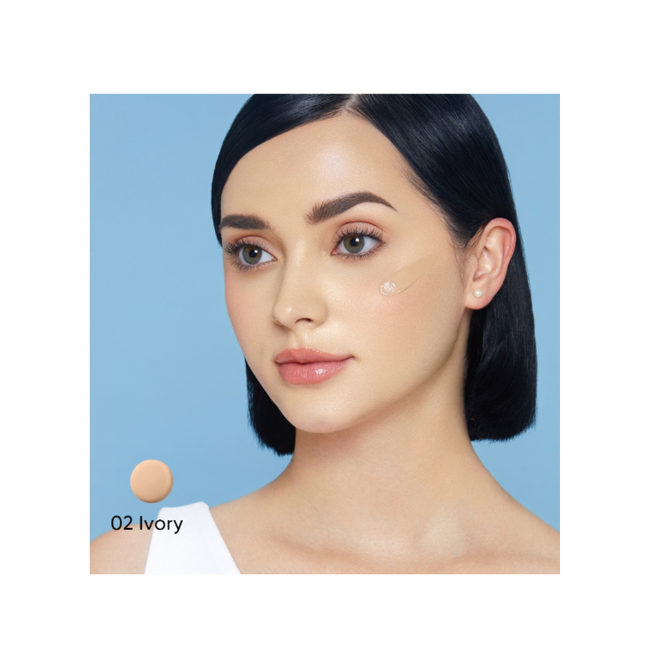 Cushion SKINTIFIC Cover All Perfect # 02 Ivory 12 Hours Light SPF35 PA ...