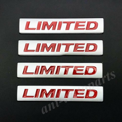4x Metal Matte Limited Edition Auto Car Trunk Rear Emblem Badge Decals ...