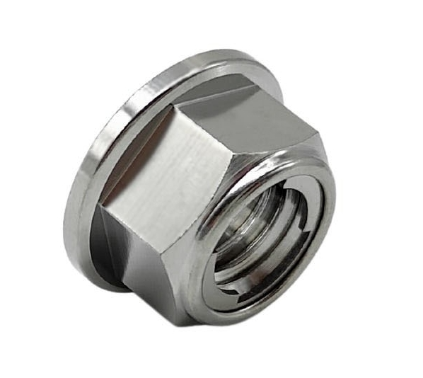 Rison Titanium Nut M3-M10 Flange Full Metal Lock Nuts Hex Sprocket GR5 ...