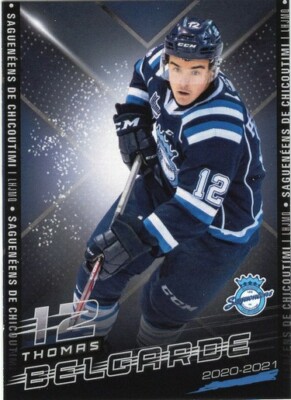Thomas Belgarde 2020-21 Chicoutimi Sagueneens | eBay