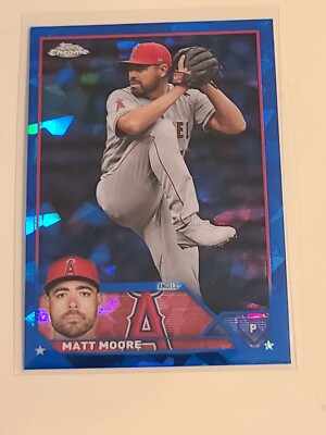 2023 Topps Chrome Sapphire Update USCS274 Matt Moore Angels Free Ship ...