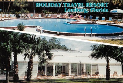 Holiday Travel Resort Leesburg Hotel Fl Continental Size Postcard | eBay