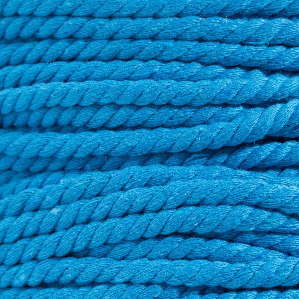 Premium Super Soft Colored Twisted Cotton Rope - 1/2" Diameter ...