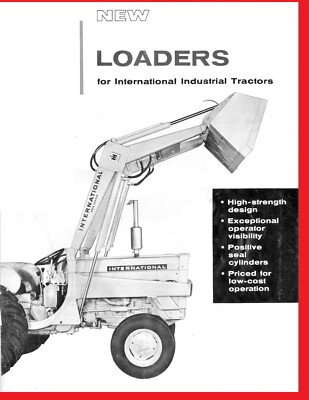 IH International 3000 Front End Loader Brochure Utility 504 606 340 460 ...
