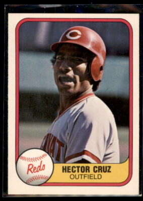 1981 Fleer Hector Cruz #206 Cincinnati Reds | eBay