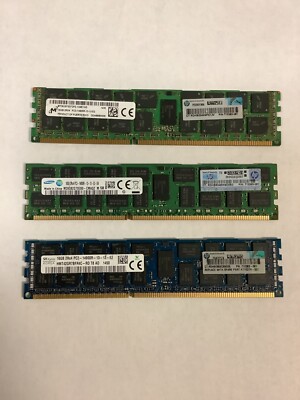 708641-B21 HP 16GB PC3-14900R DDR3 1866MHZ MEMORY 715274-001 712383-081 ...