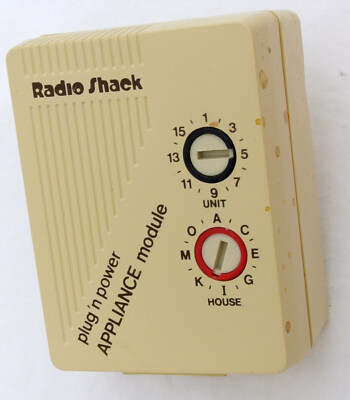 Radio Shack plug 'n power X-10 Appliance plug in Module 61-2684A | eBay