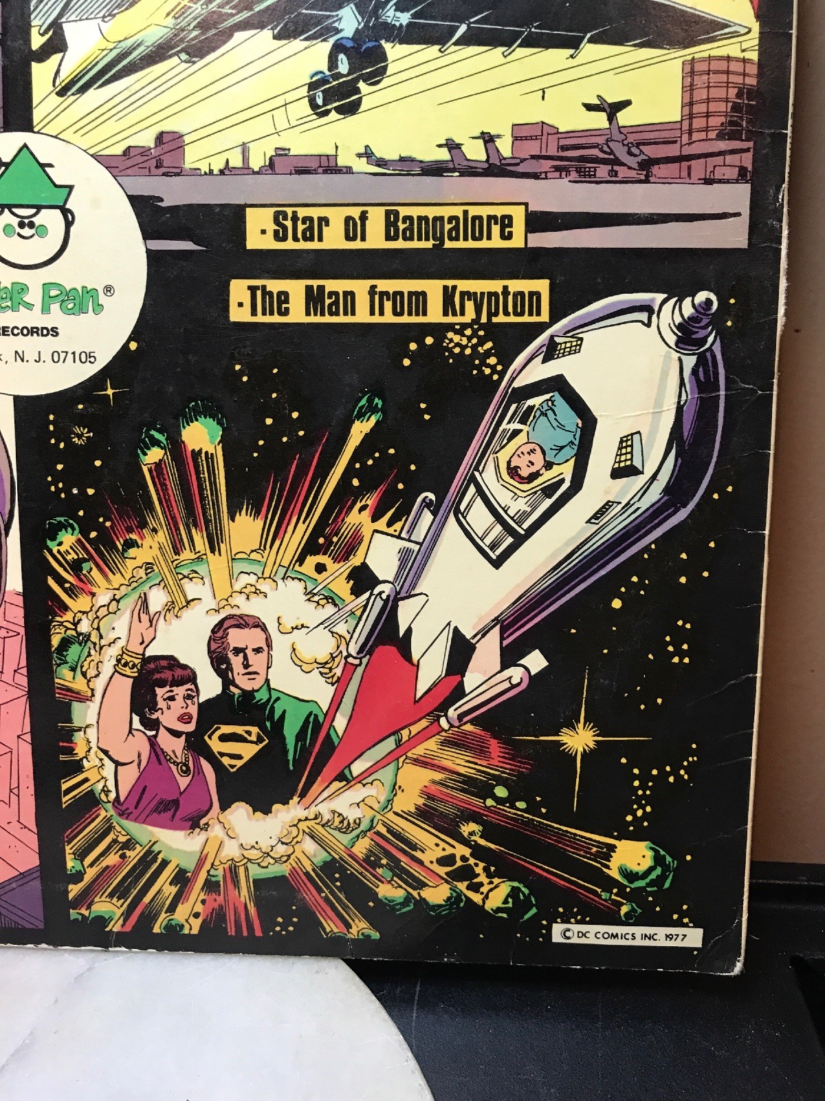 Vintage Superman Lp Vinyl Record Albom By Peter Pan Records#8211-1978 ...