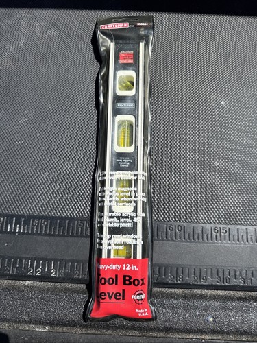 Sears Craftsman USA Nos 12” Tool Box Torpedo Level HeavY Duty 39861 ...