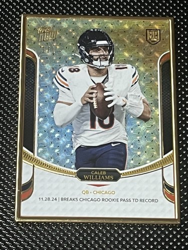 Caleb Williams 2024 Topps Now Rookie Campaign Set True 1/1 | eBay