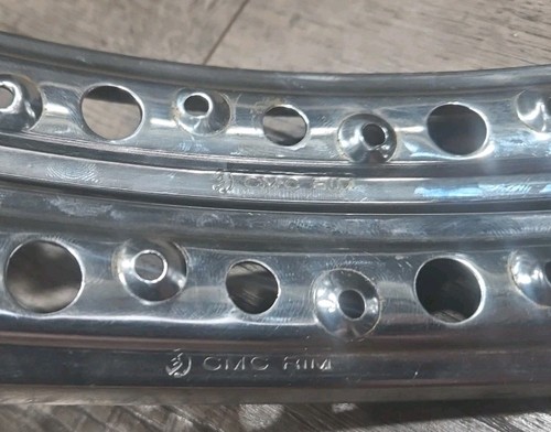 VINTAGE MONGOOSE PRO CLASS CMC STEEL BMX RIMS 20" HOOPS WHEELS MOTOMAG ...