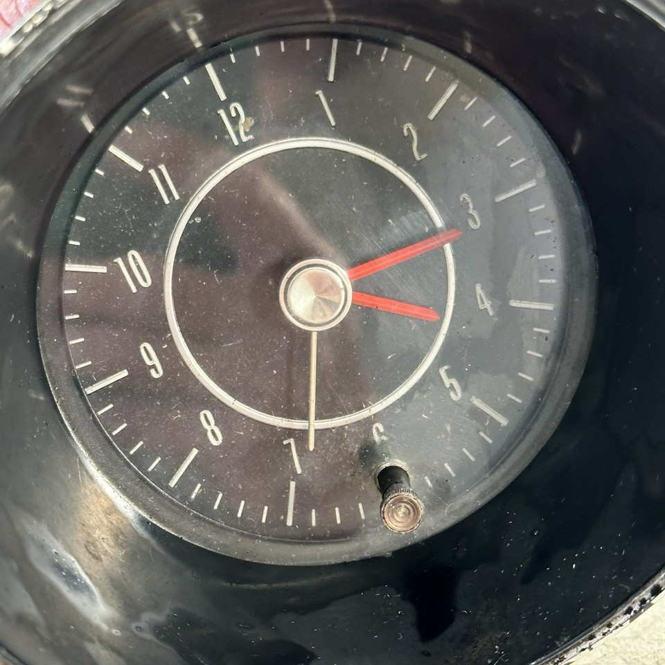 Vintage OEM Borg Console Clock Olds Cutlass Great Cond. | eBay