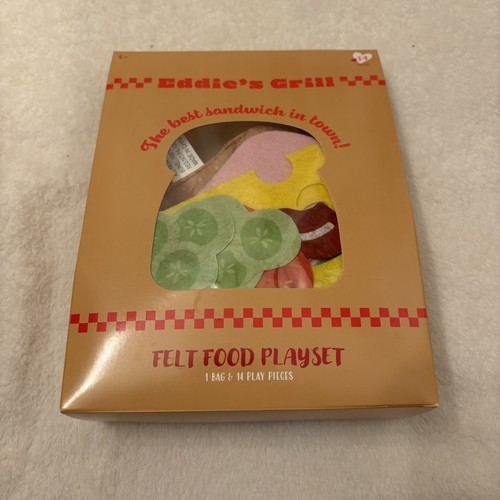 Target Bullseye Felt Food Playset Eddies Grill 14 Play Pieces | eBay