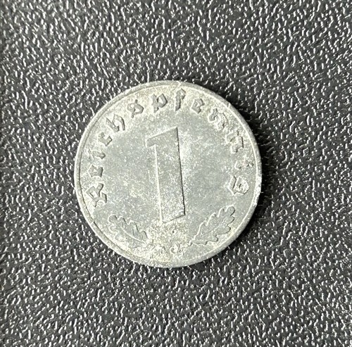 GERMAN Coin 1942 J 1 REICHSPFENNIG Zinc 3RD REICH WW2 +RARE Pfennig Rpf ...