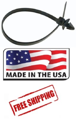 (25) Push Mount Cable Tie Arrow Head For Imports 200mm Length Free ...