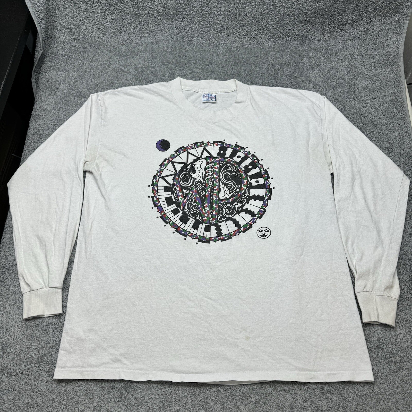 RARE Vintage 90’s Widespread Panic Band Long Sleeve T… - Gem