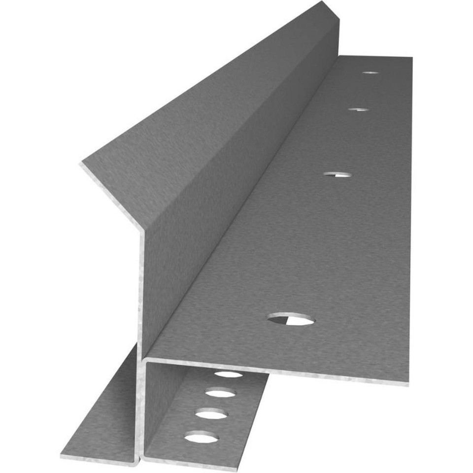 2m LED Drywall profile ADD for cove lighting 40-80mm Viewing leg Steel ...