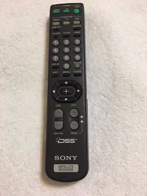 SONY RM-Y129 DSS SATELLITE RECEIVER REMOTE CONTROL 895186990, L5SATB1 ...