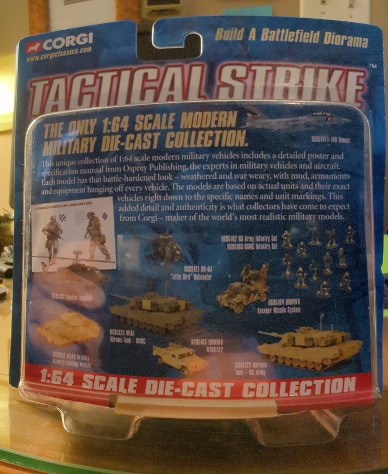New Corgi Tactical Strike U.S. Army Infantry Set 2003 Operation Iraqi ...