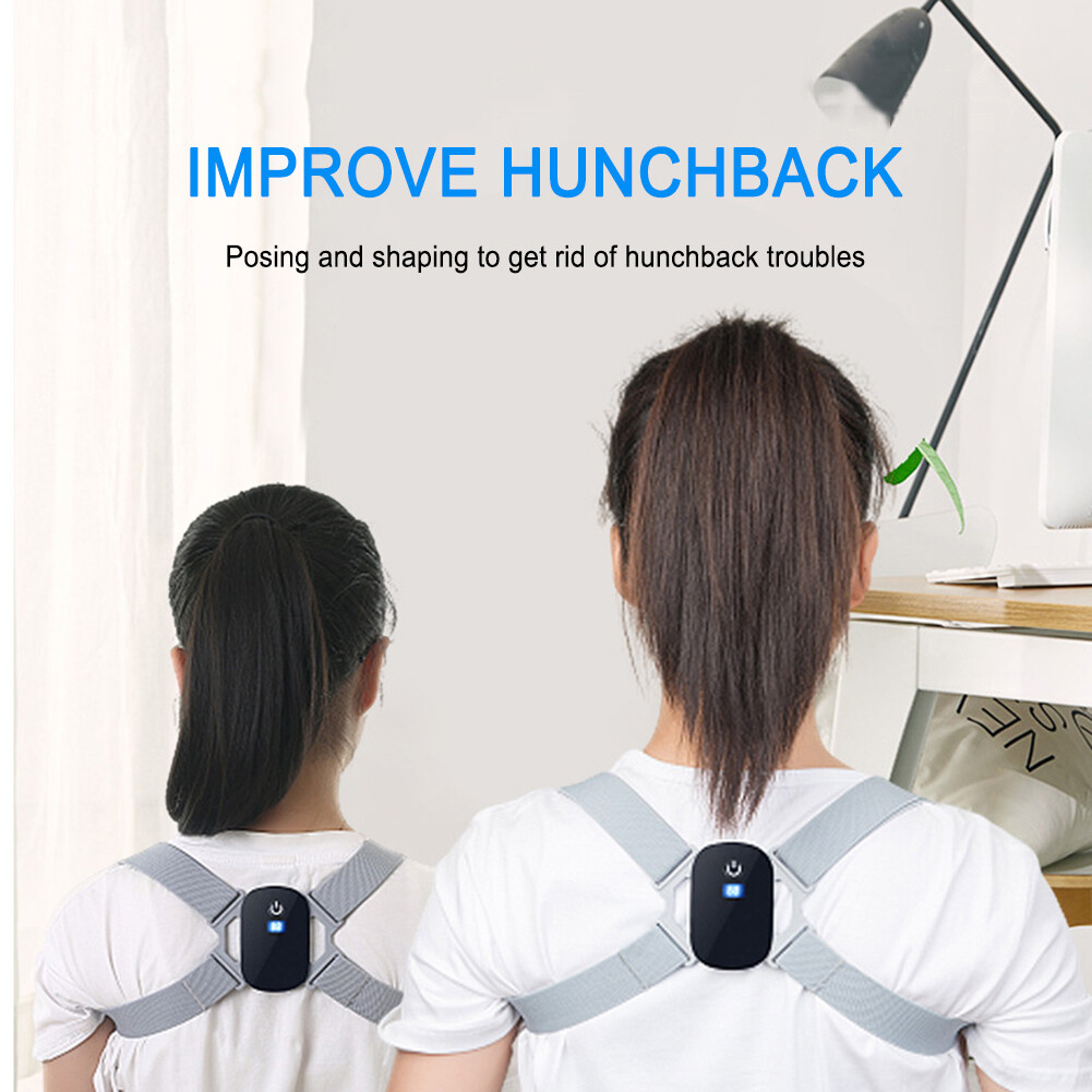 8-shaped Back Brace Corrector Vibration Reminder 400mAh Adjustable for ...