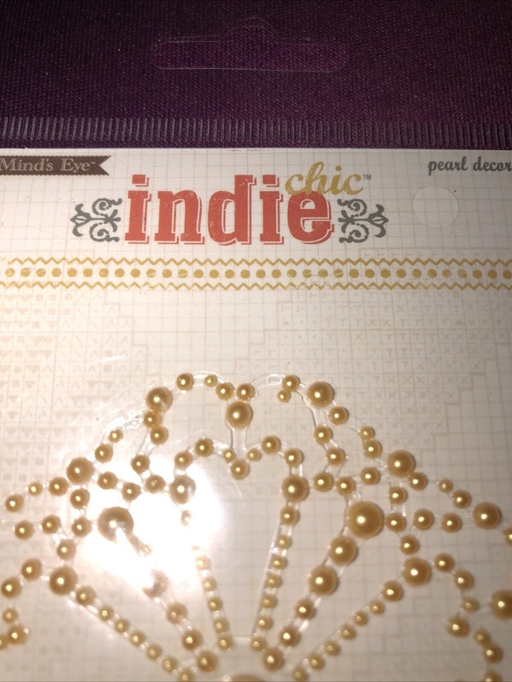 My Mind's Eye Indie Chic Ginger "Direction" Pearl Decor. | eBay