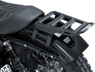 Kuryakyn - 6665 - Dillinger Luggage Rack, Black Harley-Davidson ...