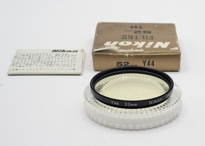 Nikon Nikkor Y44 52mm Pale Yellow filter | eBay