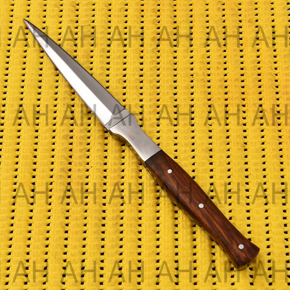 Custom Handmade D2 Steel Hunting Dagger Double Edge Boot Knife Full ...