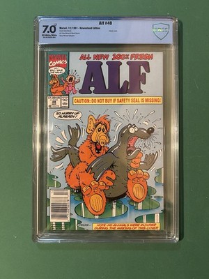 ALF #48 (Marvel Comics 1991) Fine-Very Fine 7.0 CBCS Graded Classic ...