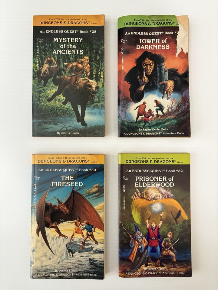 Lot of 27 Dungeons and Dragons Endless Quest Books from the 80's-Good ...