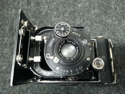 Lot of 3 Rare Vintage Folding Bellows Cameras. Adina / ROM3 / GOMZ ...
