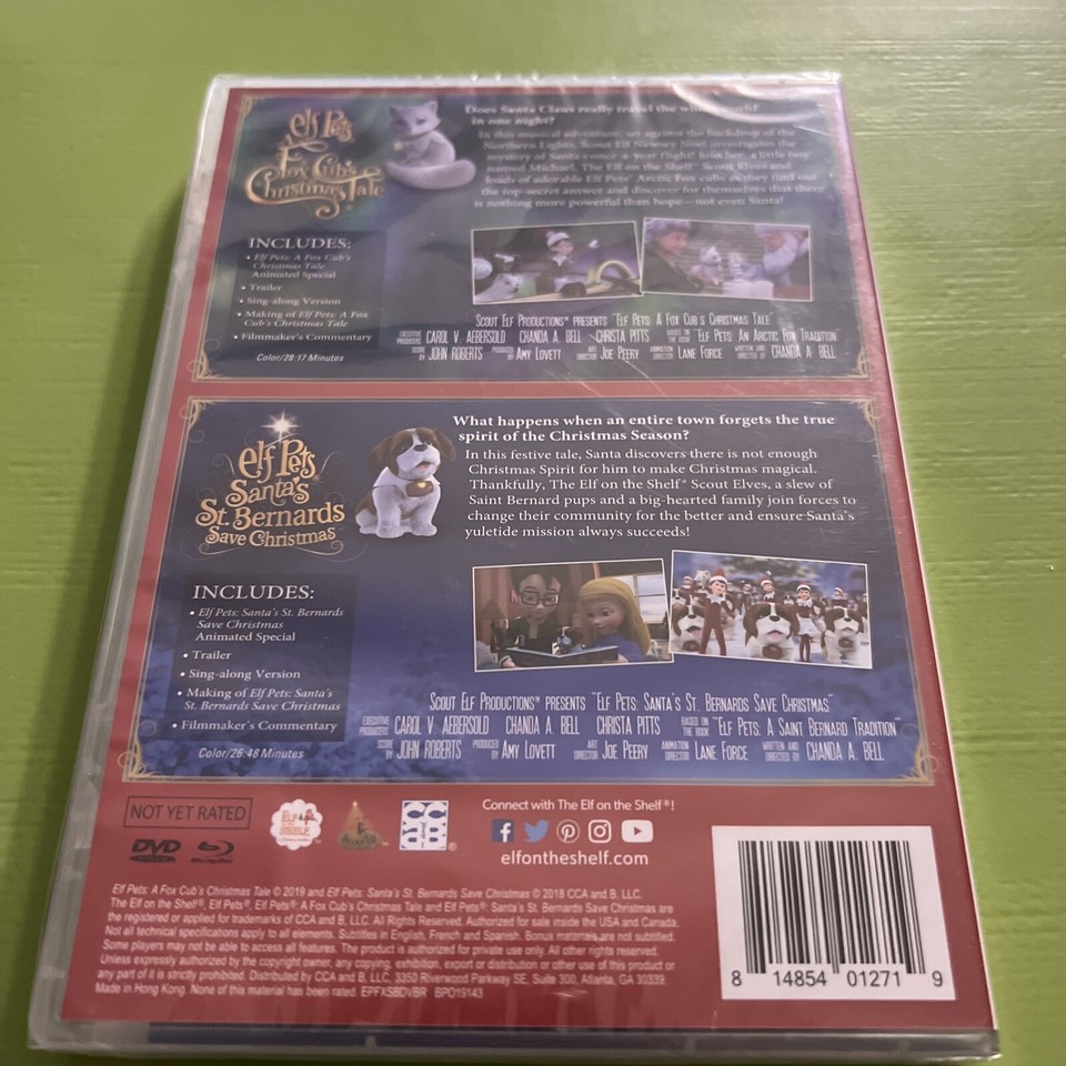 Elf on the Shelf Elf Pets Fox Cub Christmas Tale / St Bernards Save ...