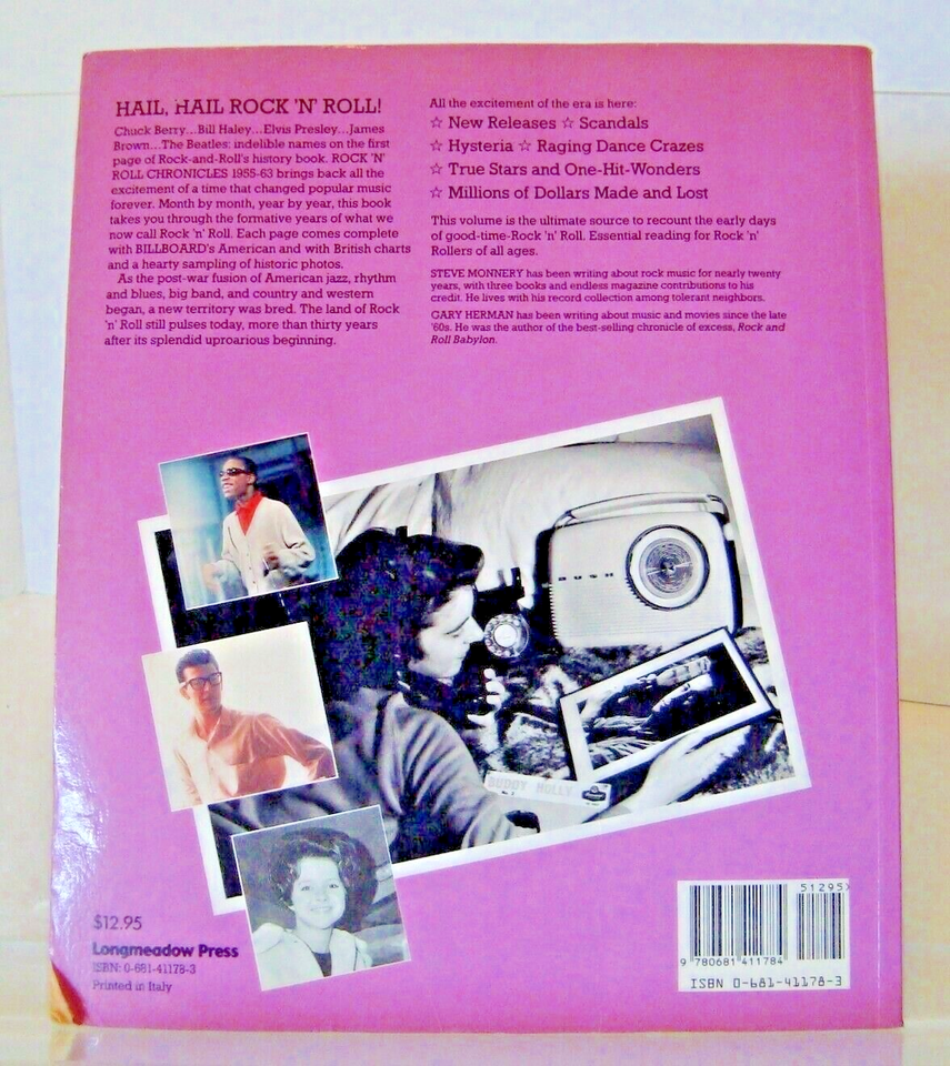 Rock N Roll Chronicles 1955 to 1963 Steve Monnery & Gary Herman 1991 ...