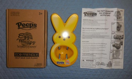 Excellent! PEEPS EGG MAZING The Eggmazing Easter Egg Decorator Bunny Box | eBay